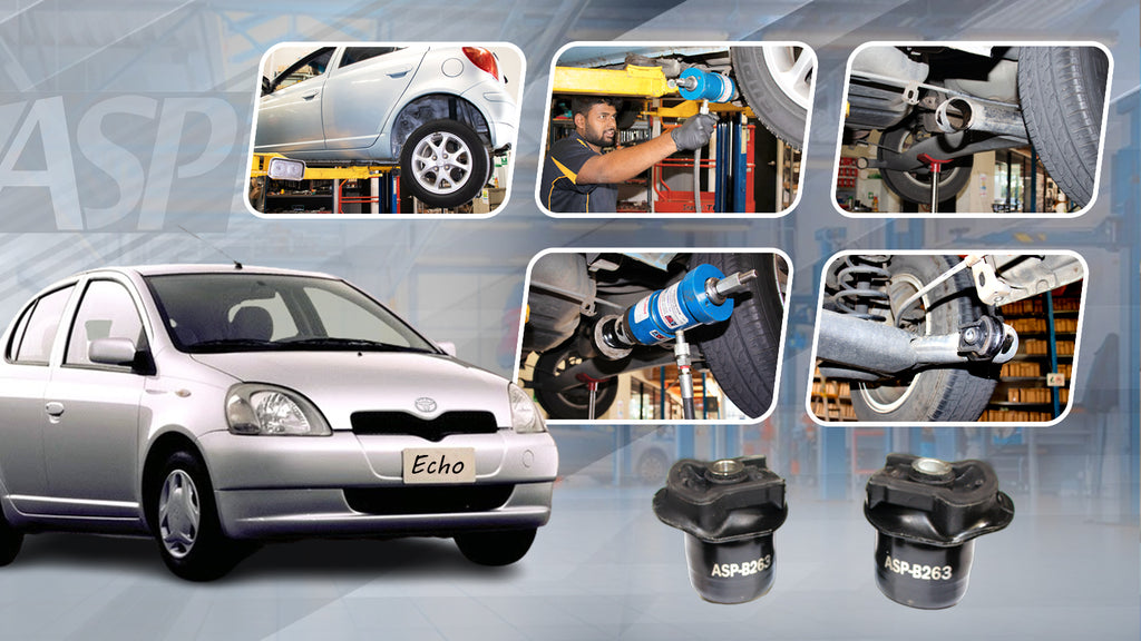 Toyota Echo - 2 x Rear subframe bushes replacement – ASP Suspension Online