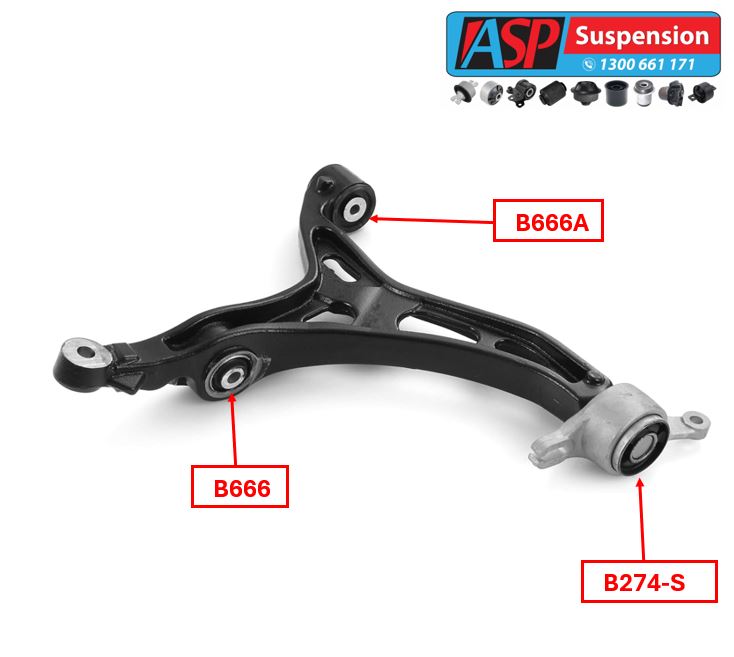 Mercedes ML/GL - W164 Front Lower Control Arm Rear Bush - HEAVY DUTY ...