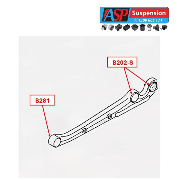 Toyota Landcruiser - 100 Series Front Lower Control Arm Bush (To Diff ...