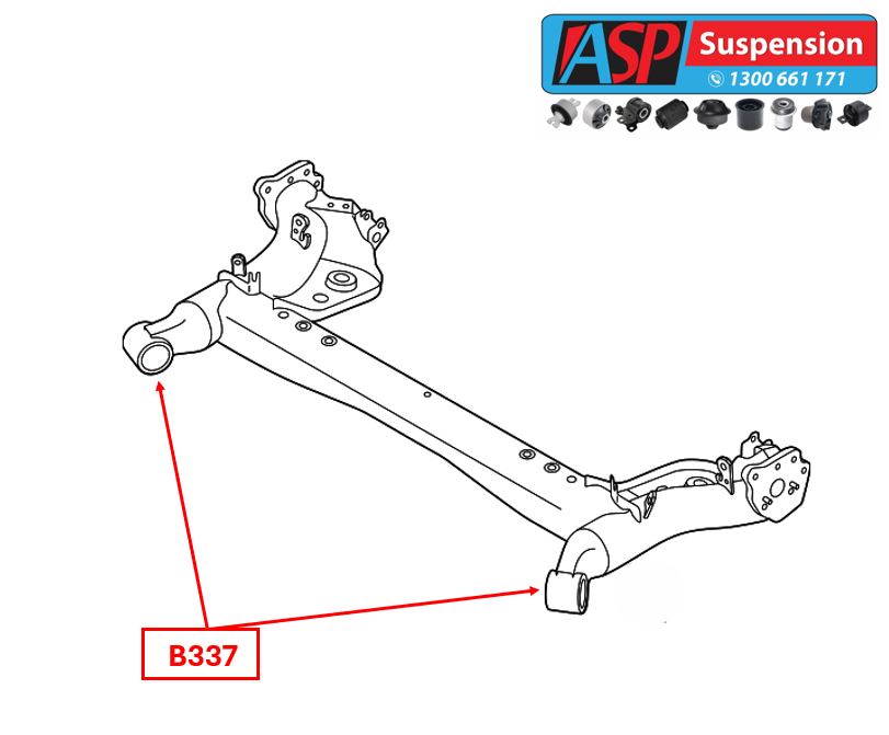 Toyota Corolla Rear Trailing Arm Bush - STANDARD - B337 – ASP ...