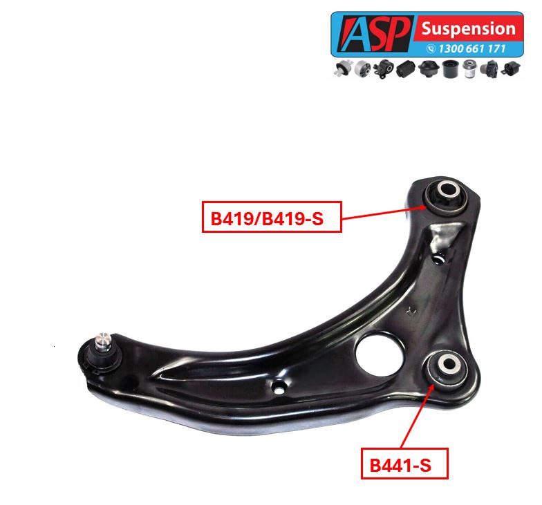 Nissan Note-E12 Front Lower Control Arm Rear Bush - HEAVY DUTY - B419 ...