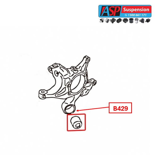 Subaru Outback - BP Rear Knuckle Bush - STANDARD - B429 – ASP ...