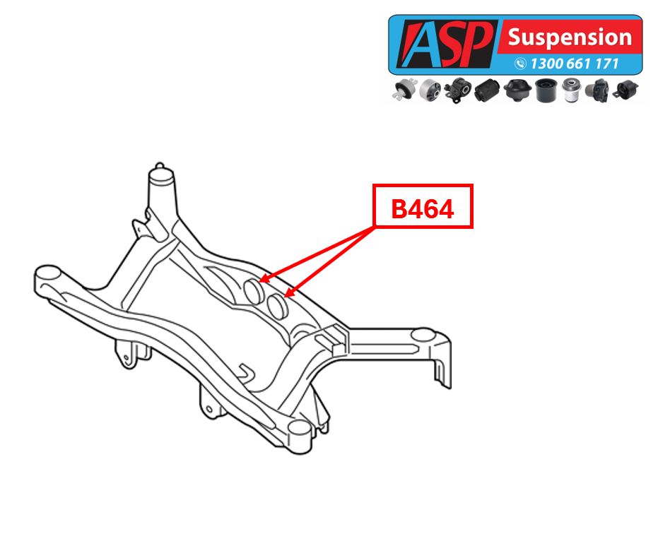 Subaru Outback - BG,BH Rear Differential Rear Mount Bush - STANDARD ...